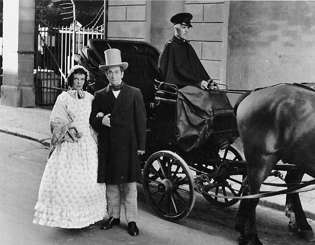 Hästdiligens, från mitten av 1800-talet. Passagerare Paija Smidt ...