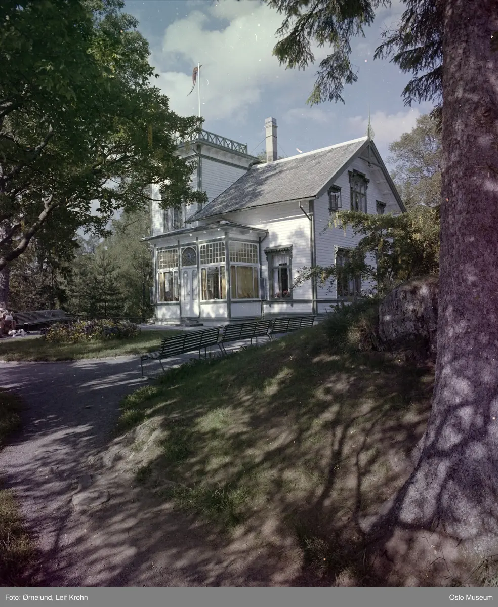 Nina og Edvard Griegs hjem Troldhaugen. - Oslo Museum / DigitaltMuseum