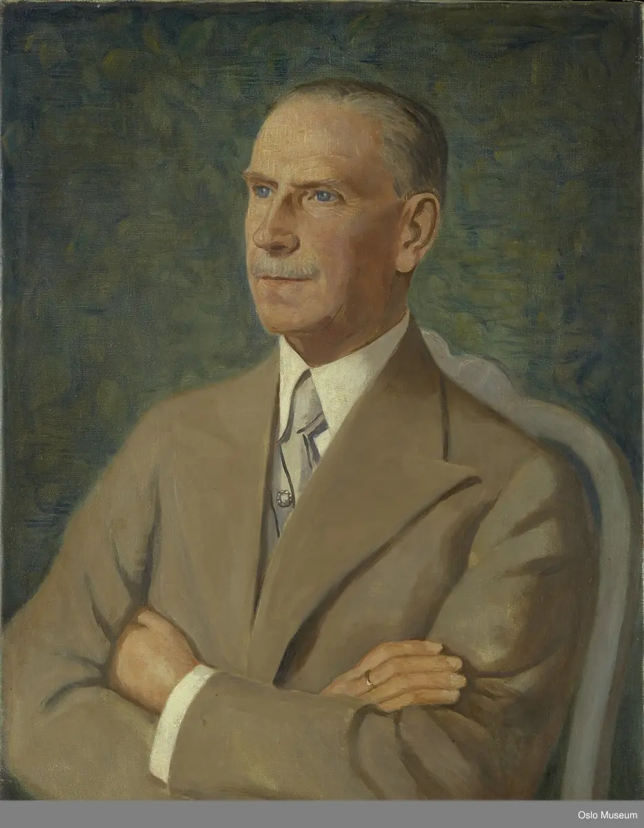 Portrett av Peter Andreas Amundsen Morell [oljemaleri] - Oslo Museum ...