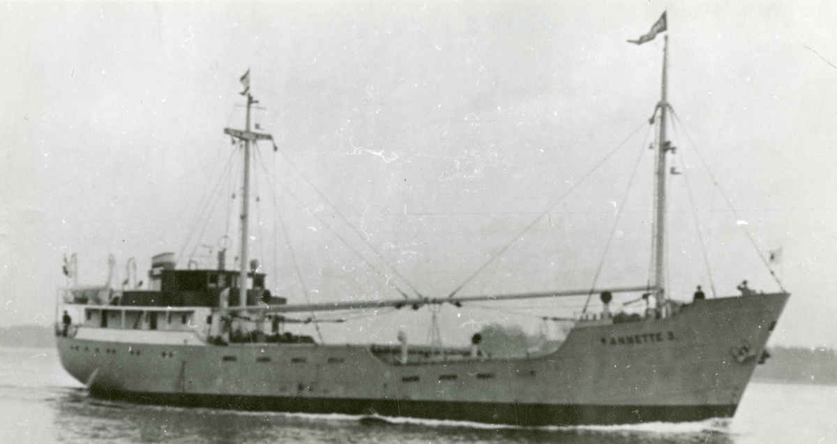M/S Annette S (b.1949, Svendborg Skibsværft, Svendborg). Rederi: A. E ...