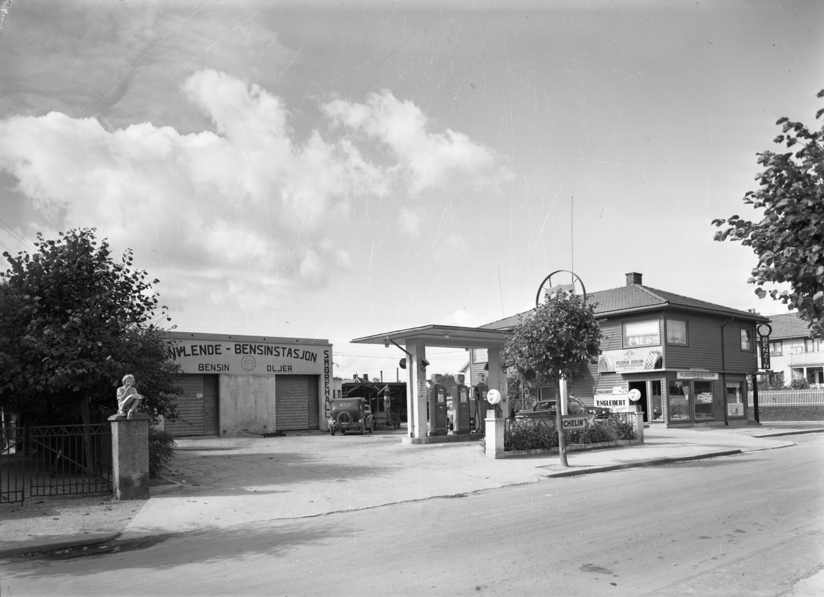 "Nylende Bensinstasjon". rektor Ørns gate x ivar aasens gate. Ivar ...