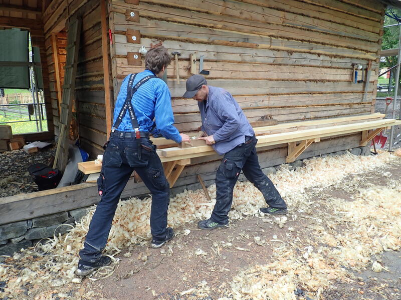 Ny smie og snekkerverksted på Østlandstunet - Norsk Folkemuseum