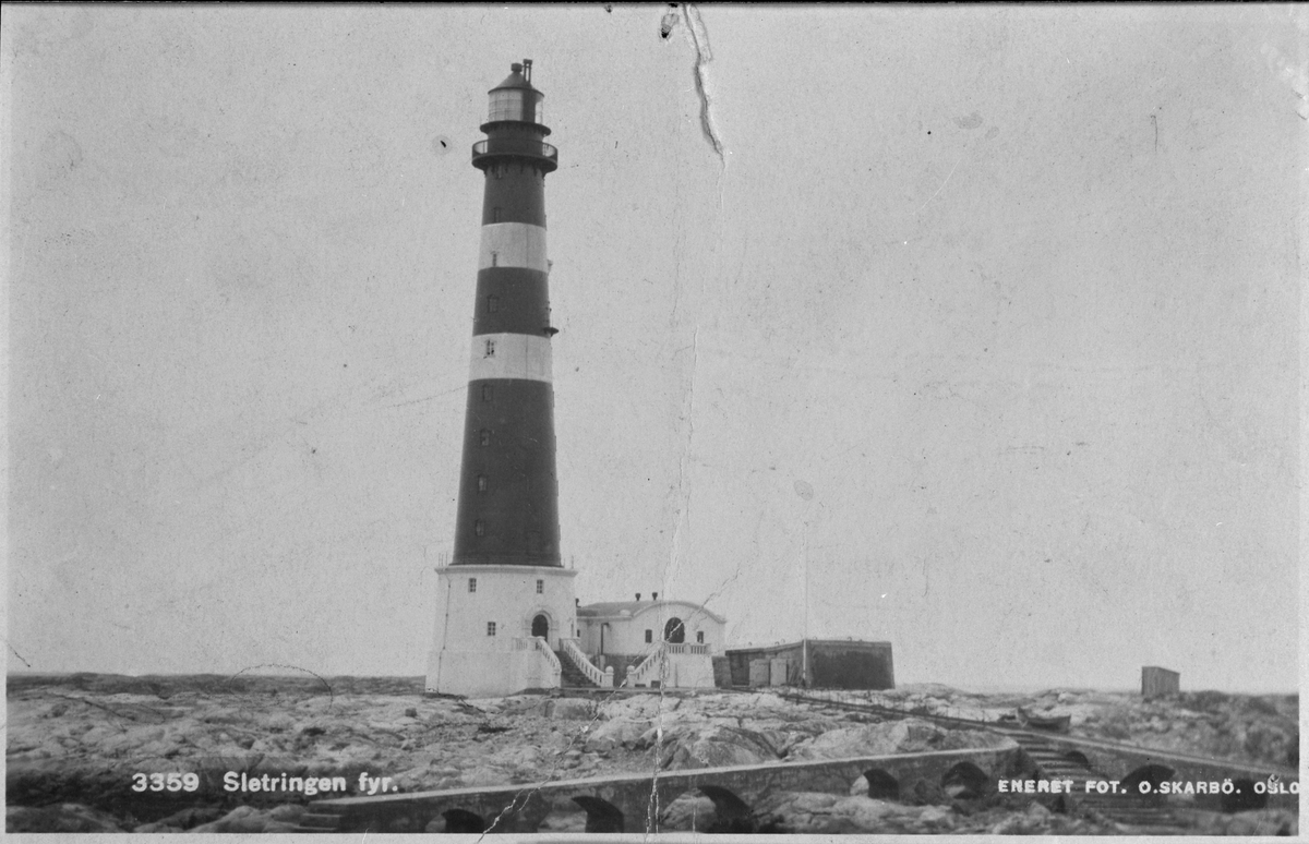 Sletringen fyr, Frøya - Museet kystens arv / DigitaltMuseum