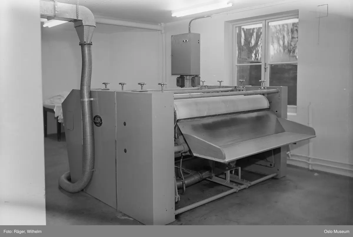 Klesrulle på Sogn studentby. - Oslo Museum / DigitaltMuseum