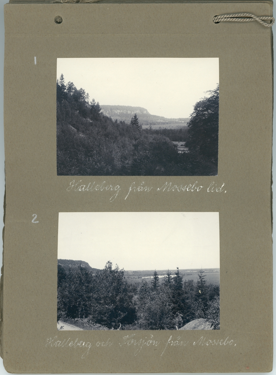 Fotoalbum. "Fröken Anna Ledin, en erinran om sommaren 1911 ...