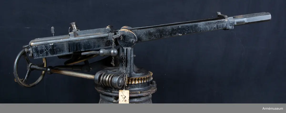 25,4 mm kulspruta m/1884 - Armémuseum / DigitaltMuseum