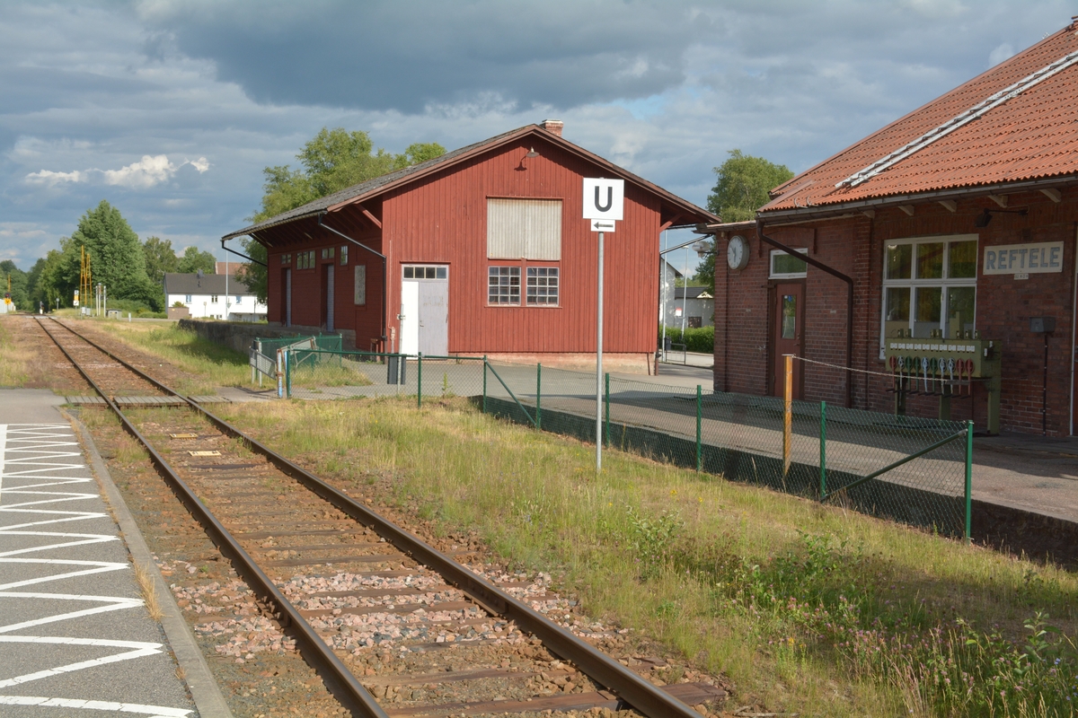 Exteriör: Reftele godsmagasin. Reftele socken i Gislaveds kommun ...