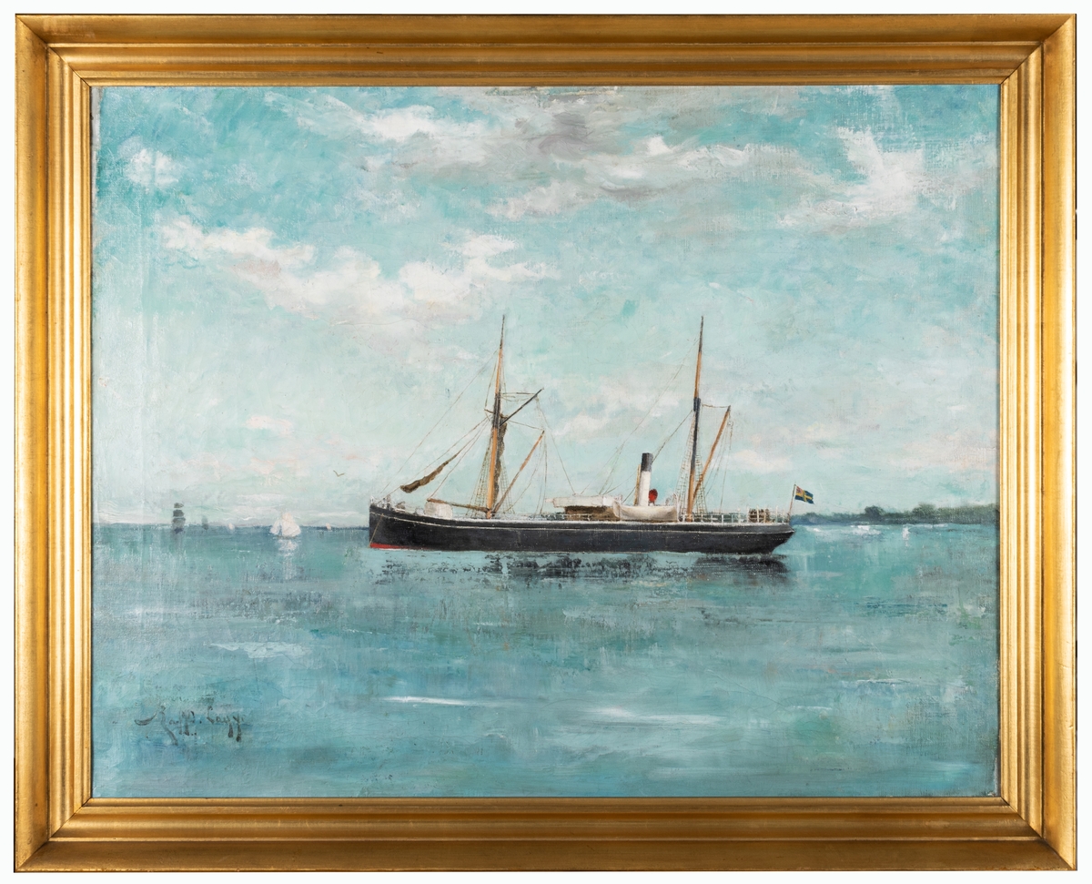 Ångfartyget Balder [Fartygstavla ] - Länsmuseet Gävleborg / DigitaltMuseum