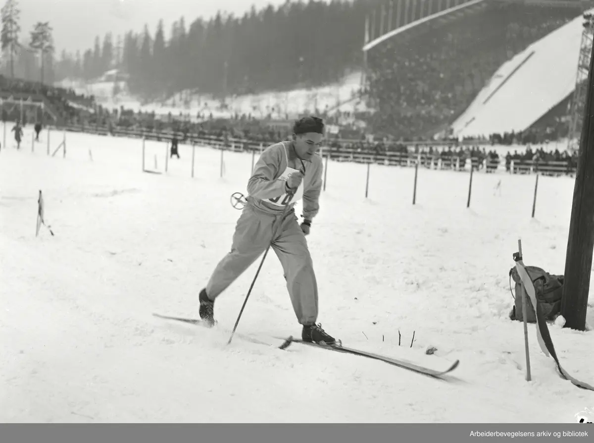 Vinter-OL 1952. De sjette olympiske vinterleker, arrangert i Oslo, 14 ...