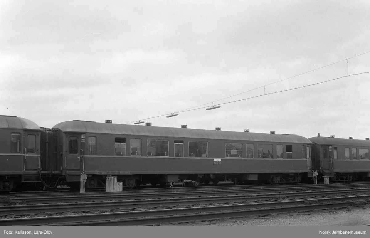 Personvogn litra Bo3p nr. 25511 på Trondheim stasjon - Norsk ...