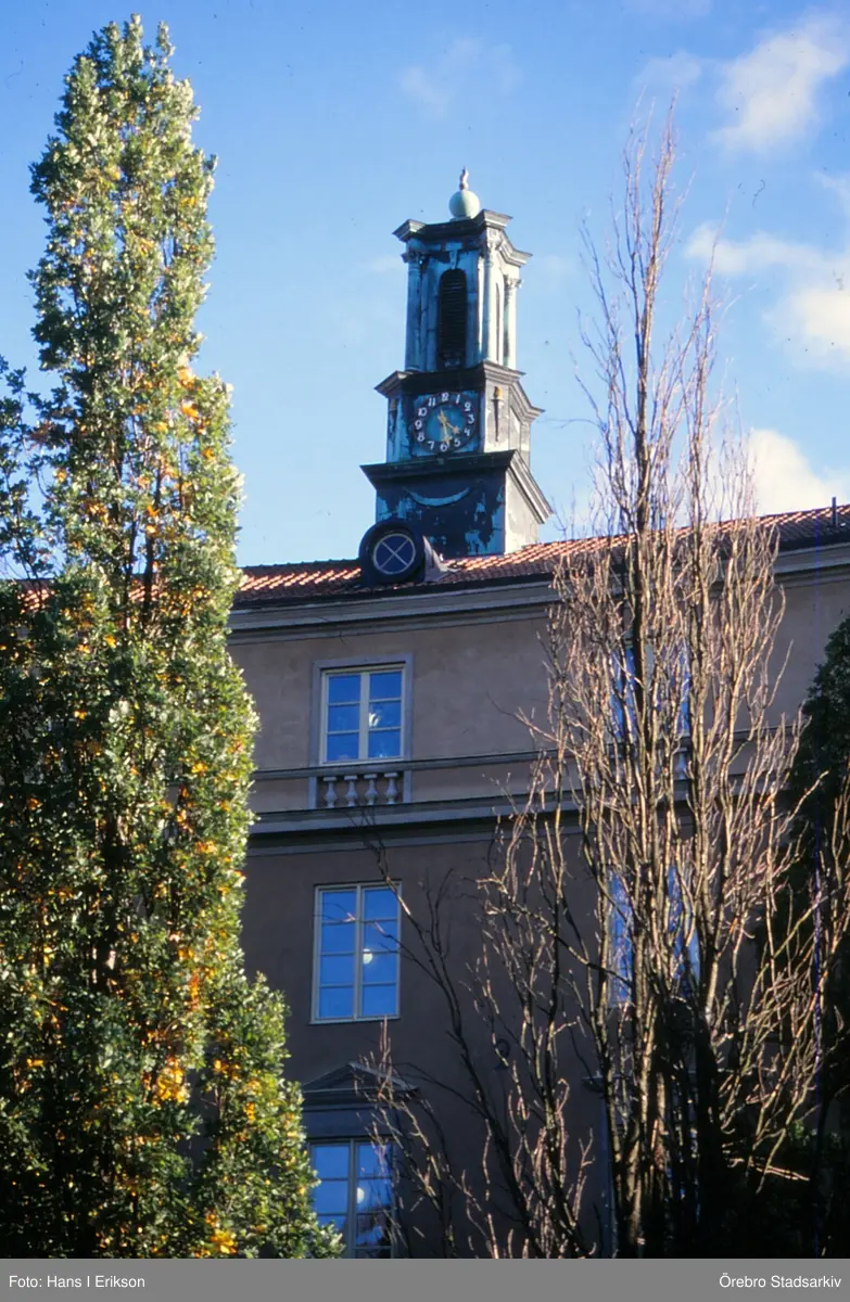 Klocktorn på Engelbrektsskolan, 1990-tal - Örebro Stadsarkiv ...