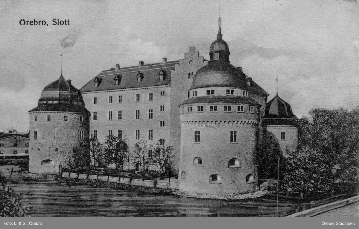 Örebro slott, 1909 - Örebro Stadsarkiv / DigitaltMuseum