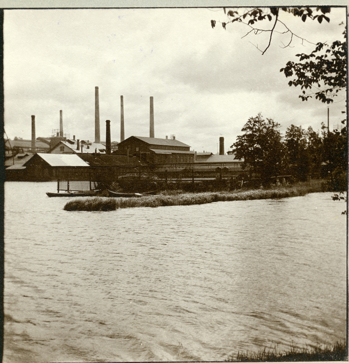 Fagersta stad, Fagersta kn. Stereoskopi. Fagersta bruk från "Andra ...