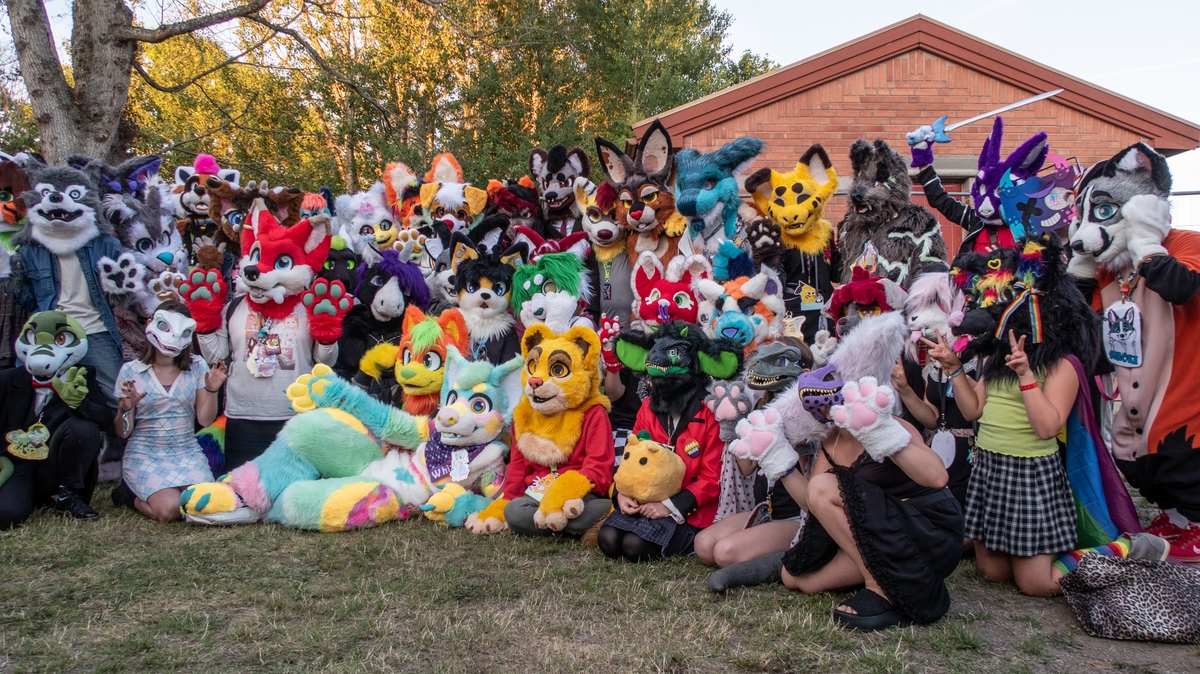 Furry meetup på Närcon - Bild Linköping / DigitaltMuseum