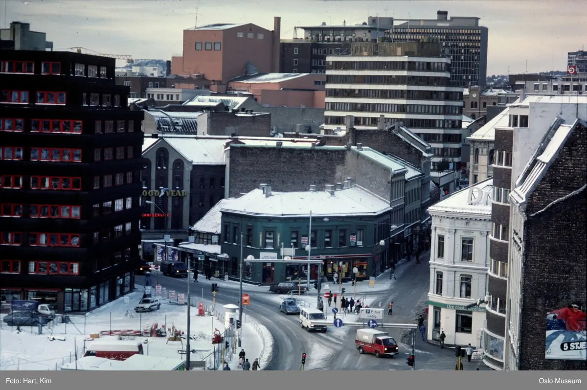 Utsikt over Lilletorget. - Oslo Museum / DigitaltMuseum