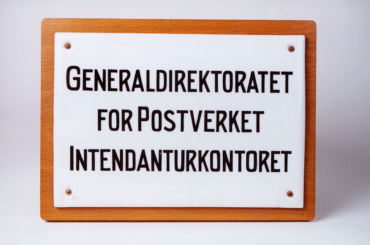 Postmuseet, gjenstander, skilt, postskilt, opplysningsskilt ...