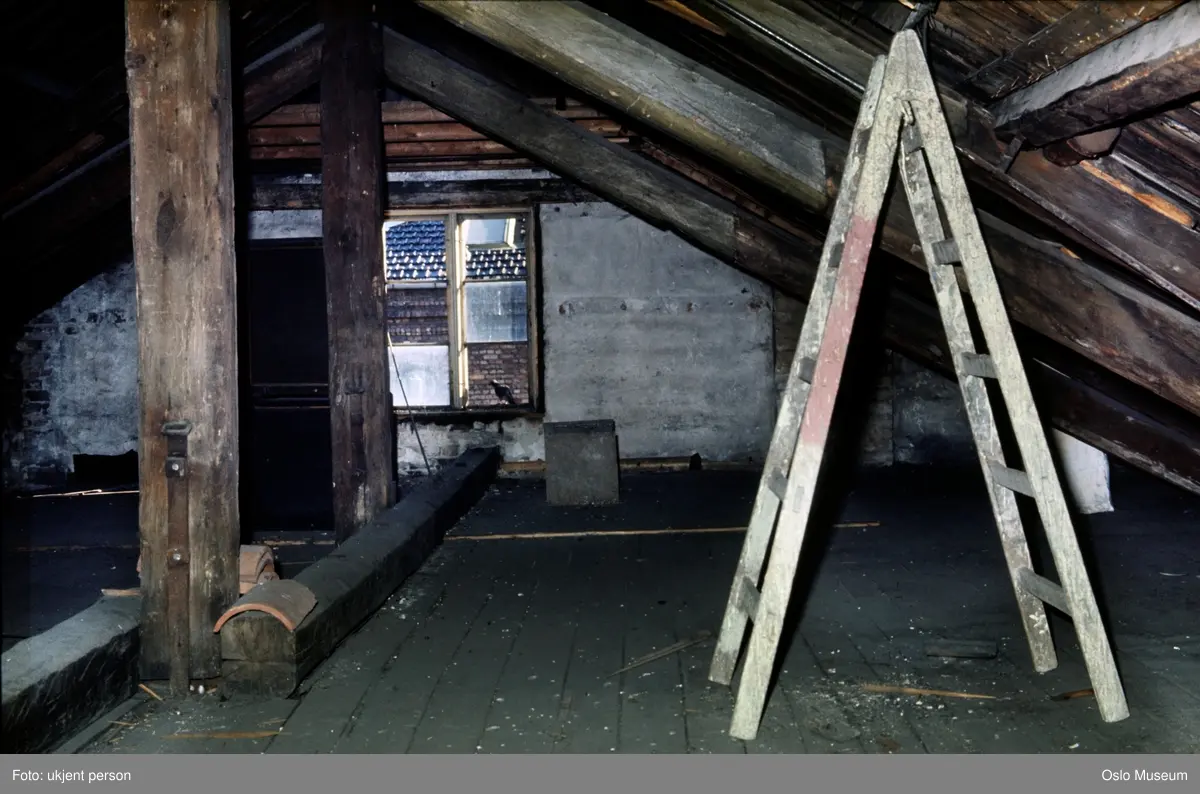 Loftet på Gamle Rådhus. - Oslo Museum / DigitaltMuseum