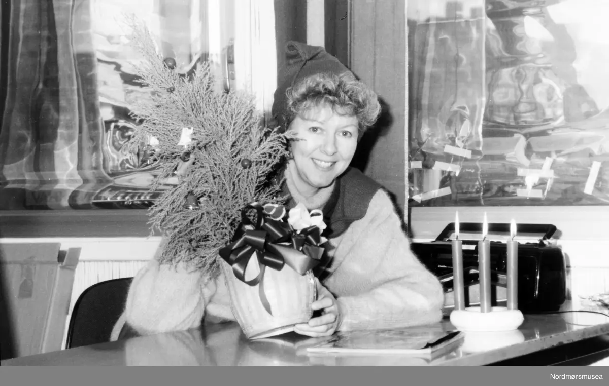 Brita Ingeberg, journalist i TK. Bildet er fra avisa Tidens Krav sitt ...