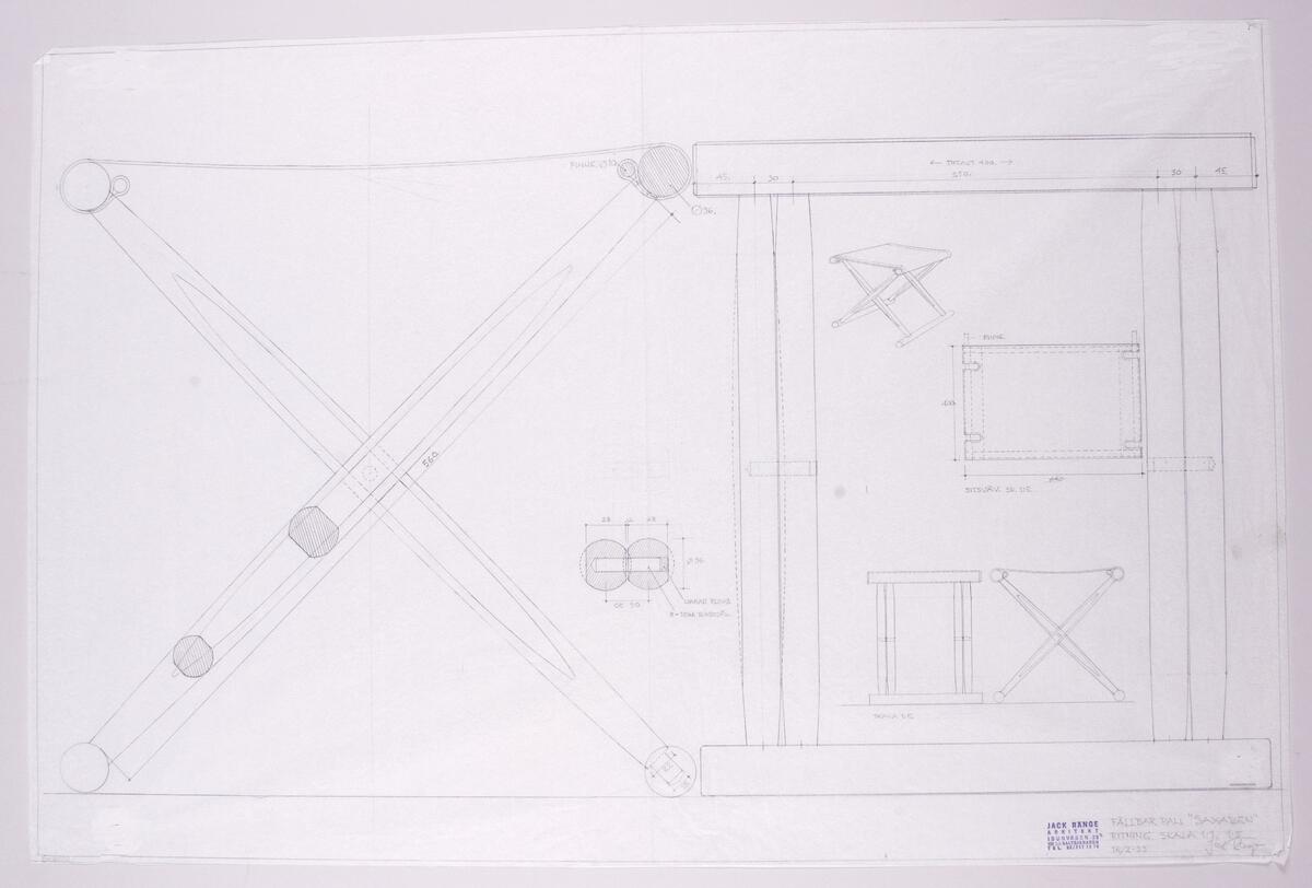 Saxaren [ritning] - Designarkivet / DigitaltMuseum