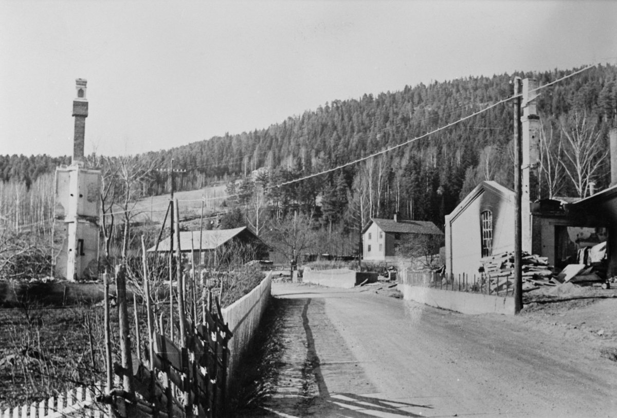 Oppland, Øyer, Tretten, Stav sentrum fra sør - Maihaugen / DigitaltMuseum