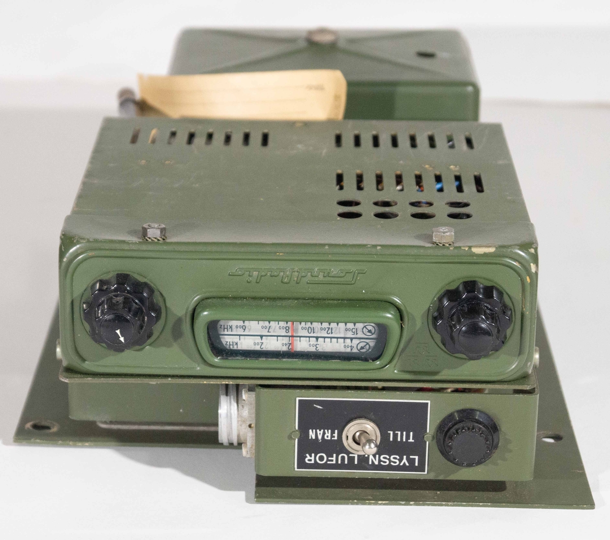 Lufor radio - Garnisonsmuseet Skaraborg / DigitaltMuseum