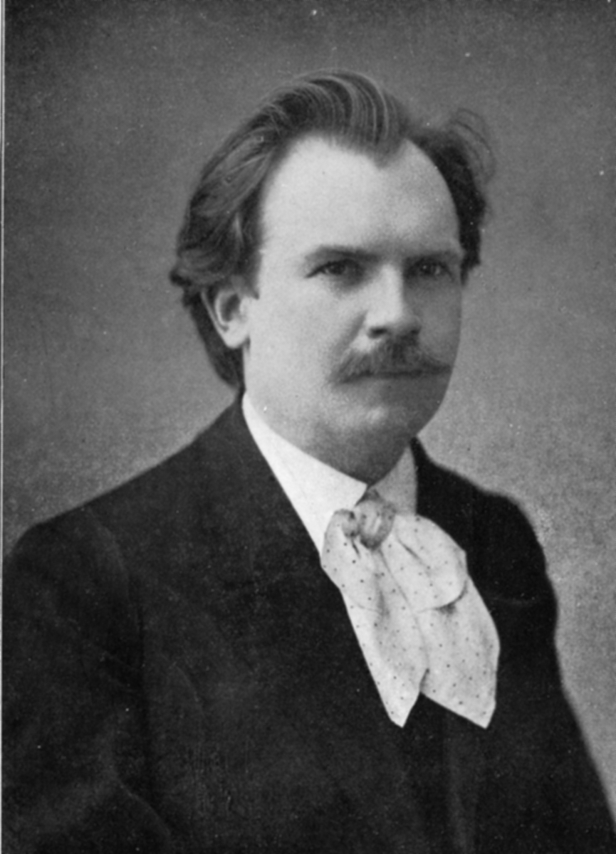 Ti ulike foto, tegninger og trykk som viser Eugen d`Albert. - Ringve ...