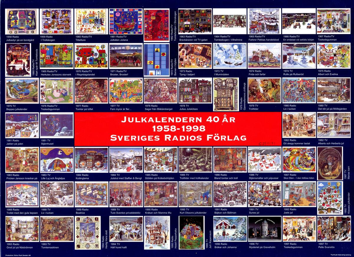 Adventskalender julkalender - Gotlands Museum / DigitaltMuseum