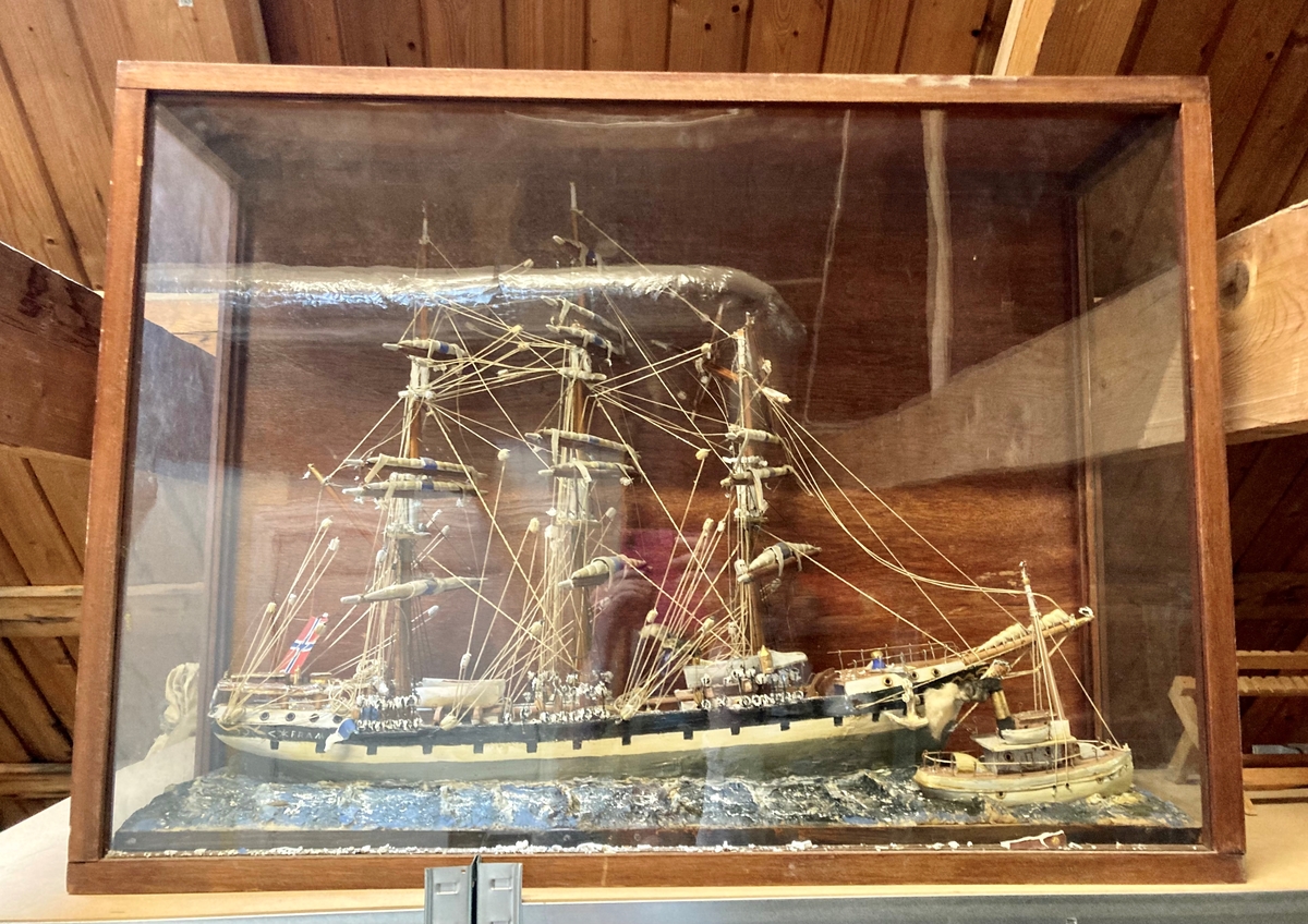 Skipsmodell - Justismuseet / DigitaltMuseum