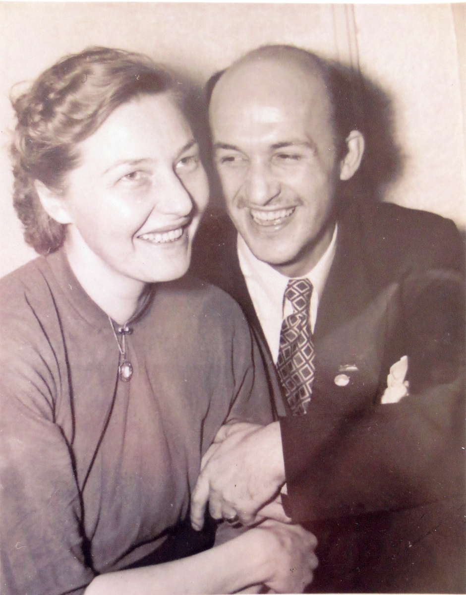 Judith og Odd Skog. Odd Skog var taubaneformann. - Svalbard museum ...