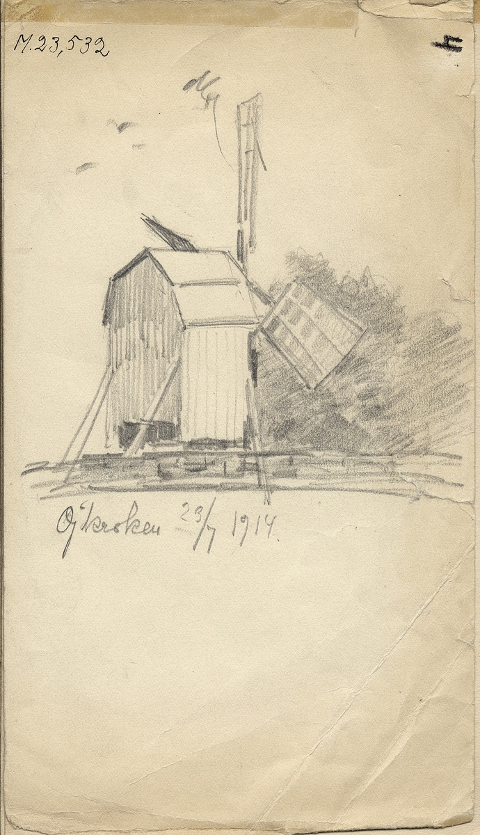 Skiss - Kulturparken Småland / Smålands museum / DigitaltMuseum