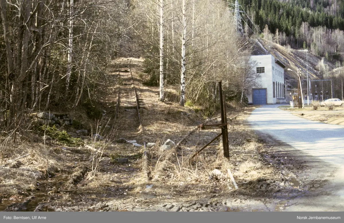 Kabelbane til kraftverket ved Gvammen i Numedal - Norsk Jernbanemuseum ...