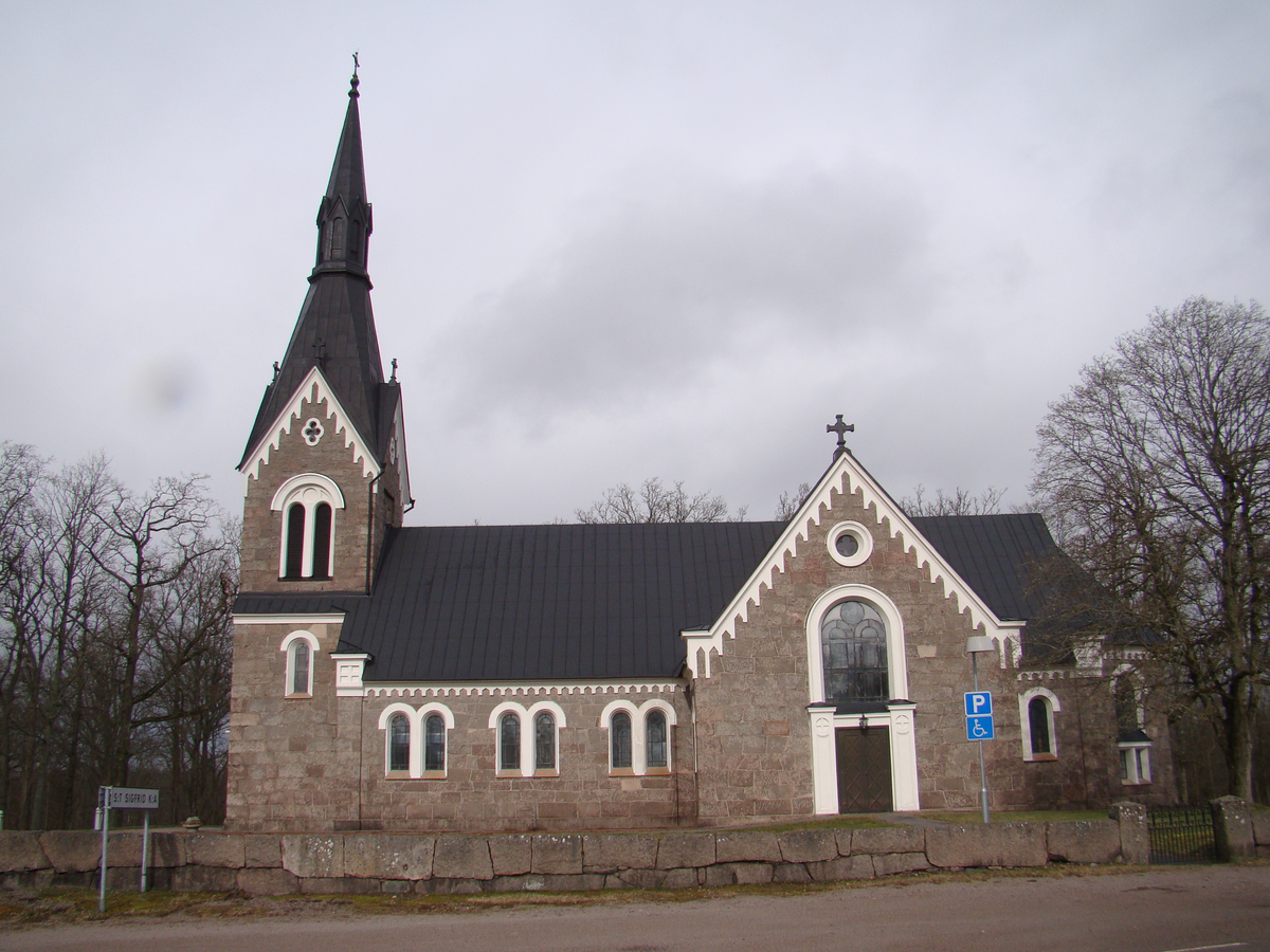 Exteriörbild, St. Sigfrids kyrka, Nybro kommun, Kalmar län ...