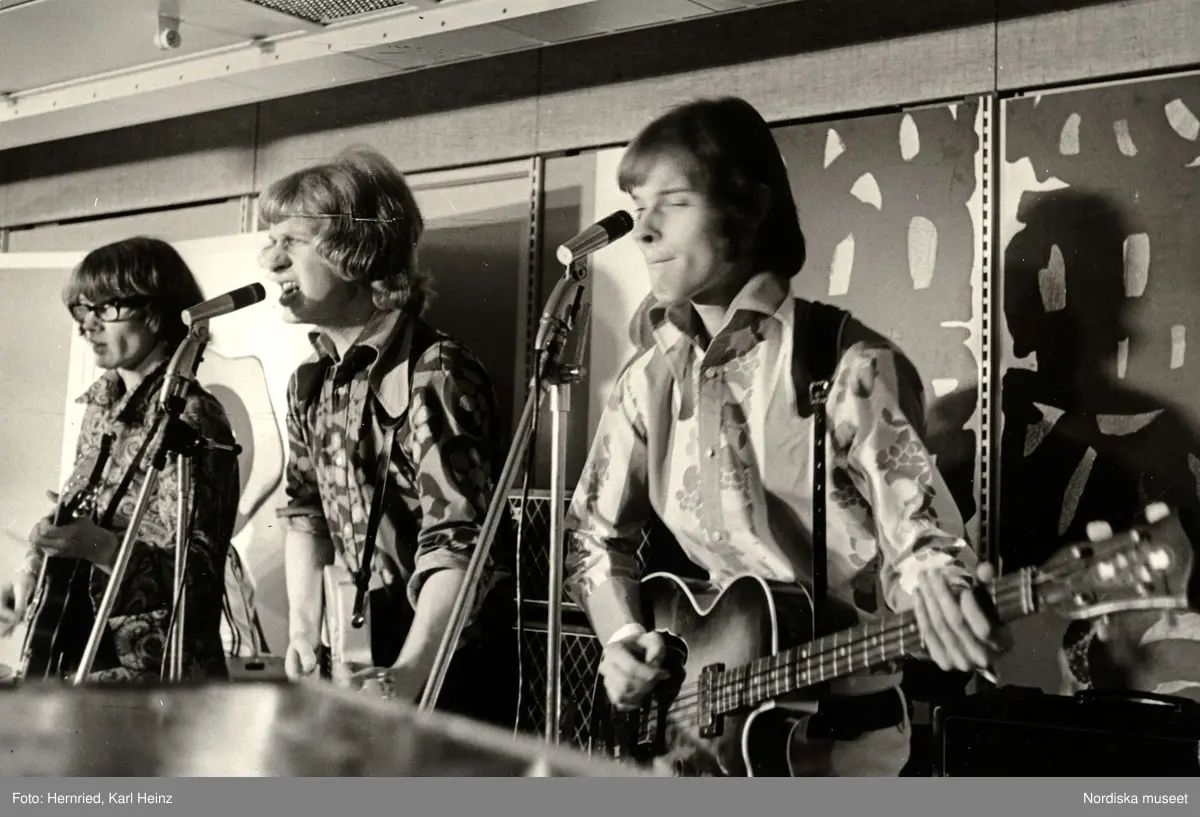Ung popgrupp, *Steampacket" på scen. Gruppen bildades 1965. - Nordiska ...