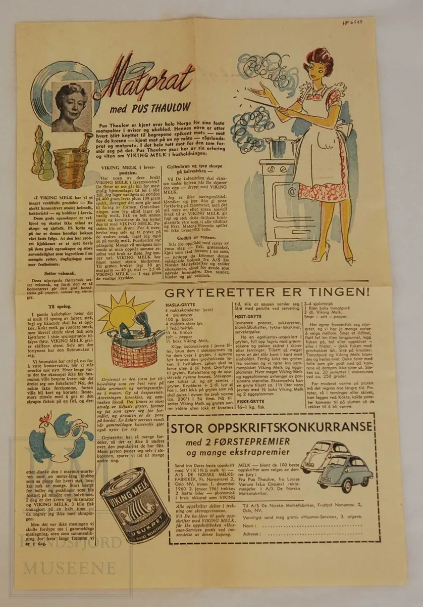 Trykksak - Hadeland Folkemuseum / DigitaltMuseum