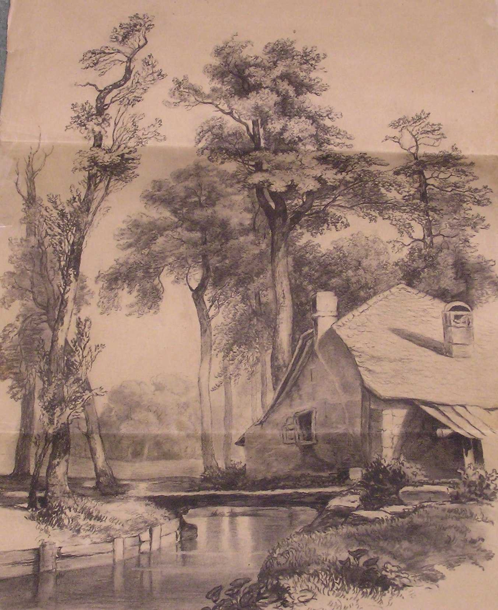 Tegning - Telemark Museum / DigitaltMuseum