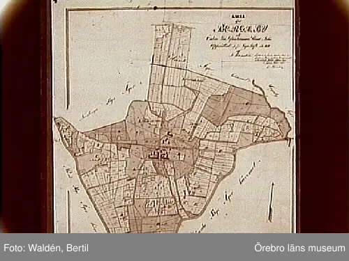 Karta över Berga by, 1851. Glanshammars sn. - Örebro läns museum ...