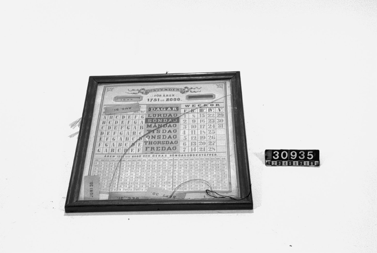 Kalender - Tekniska museet / DigitaltMuseum