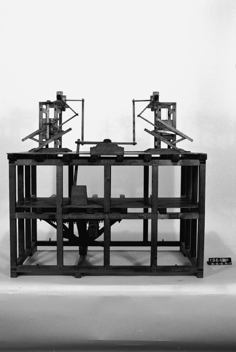 Hackelsemaskin, modell -#N# Tekniska museet /#N# DigitaltMuseum