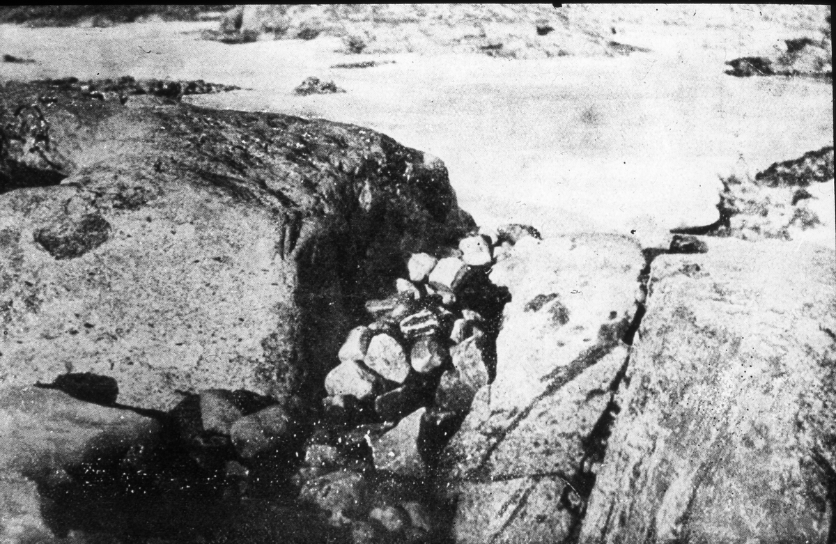 Nils Strindbergs grav på Vitön. Diapositiv, glas. - Grenna Museum ...