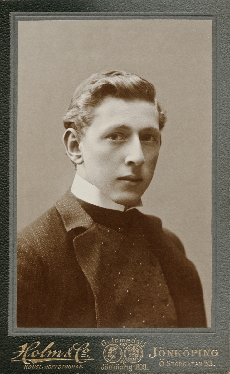 Porträtt av John Bauer. - Jönköpings läns museum / DigitaltMuseum