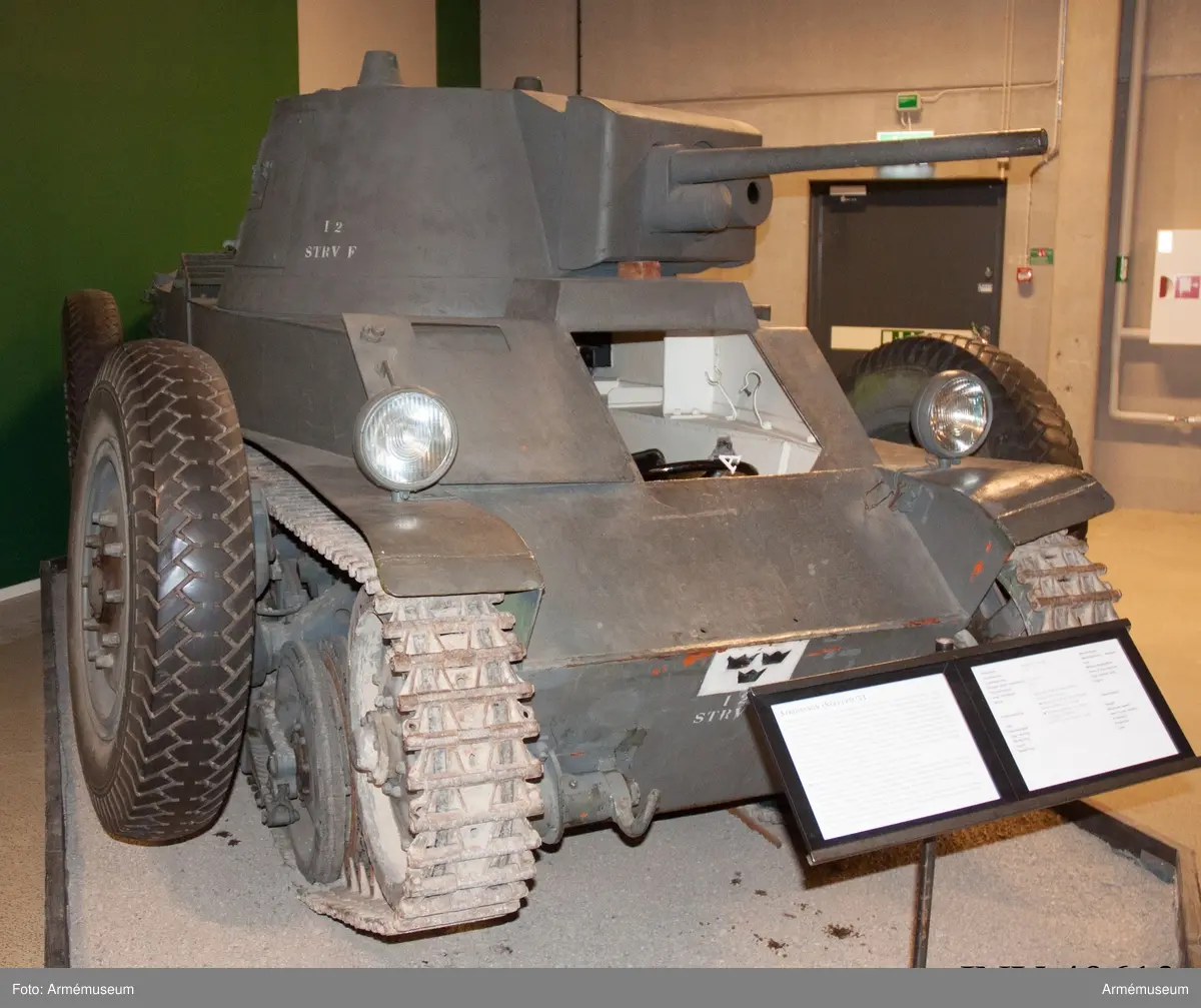 Stridsvagn fm/1931 HB - Armémuseum / DigitaltMuseum