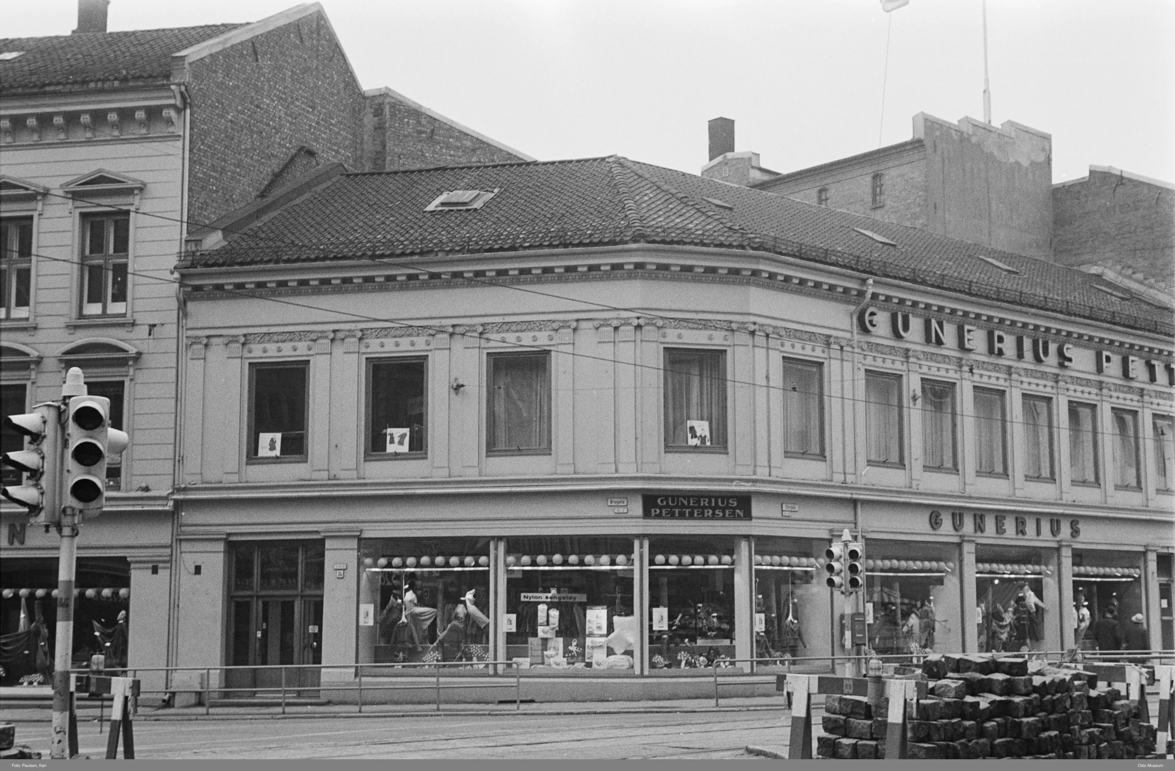 Gunerius Pettersen magasin. - Oslo Museum / DigitaltMuseum