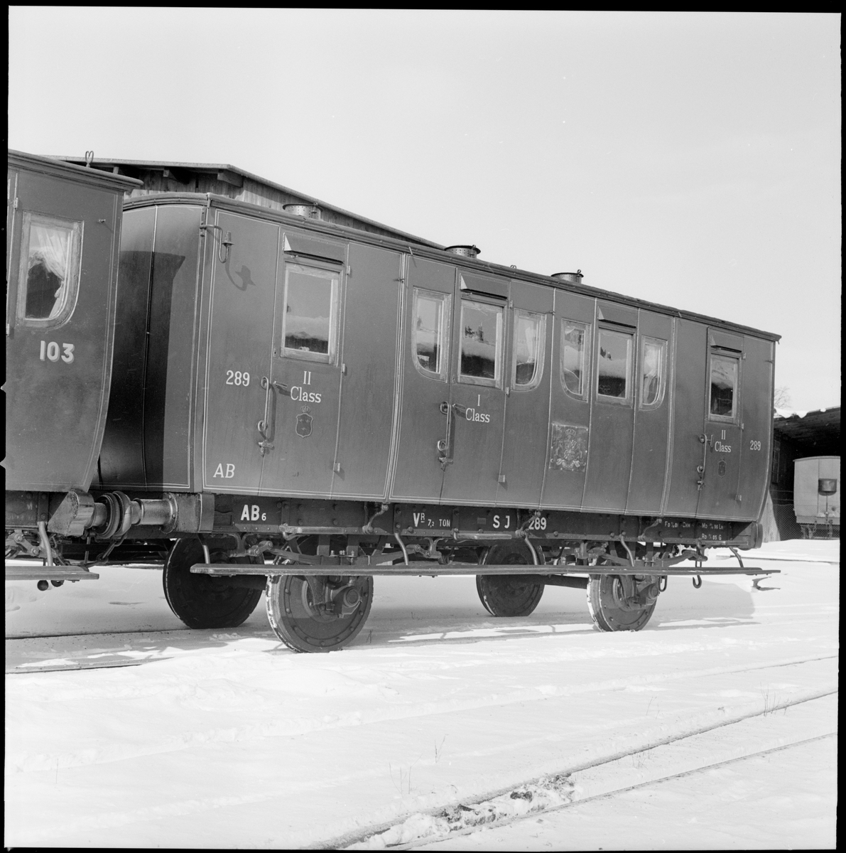 Statens Järnvägar, SJ AB 289. - Järnvägsmuseet / DigitaltMuseum
