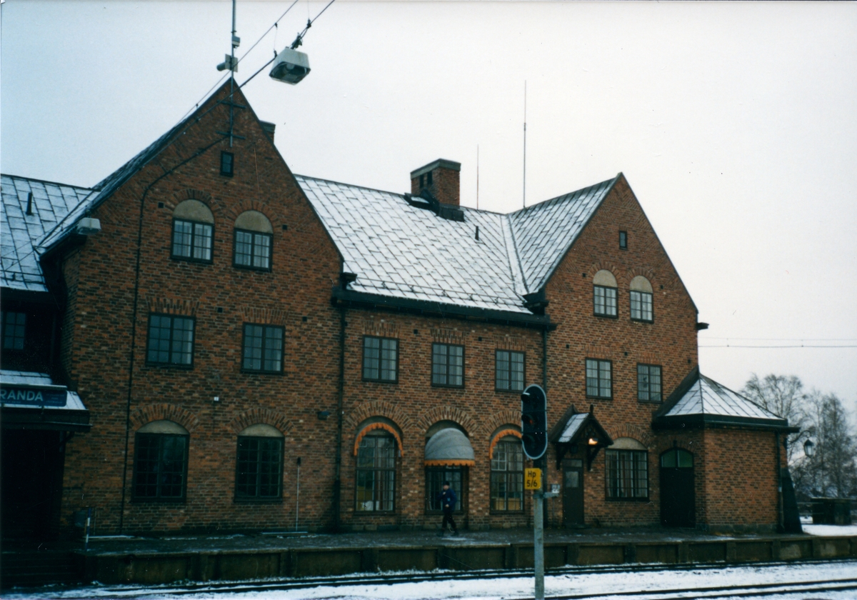 Haparanda järnvägsstation. - Järnvägsmuseet / DigitaltMuseum