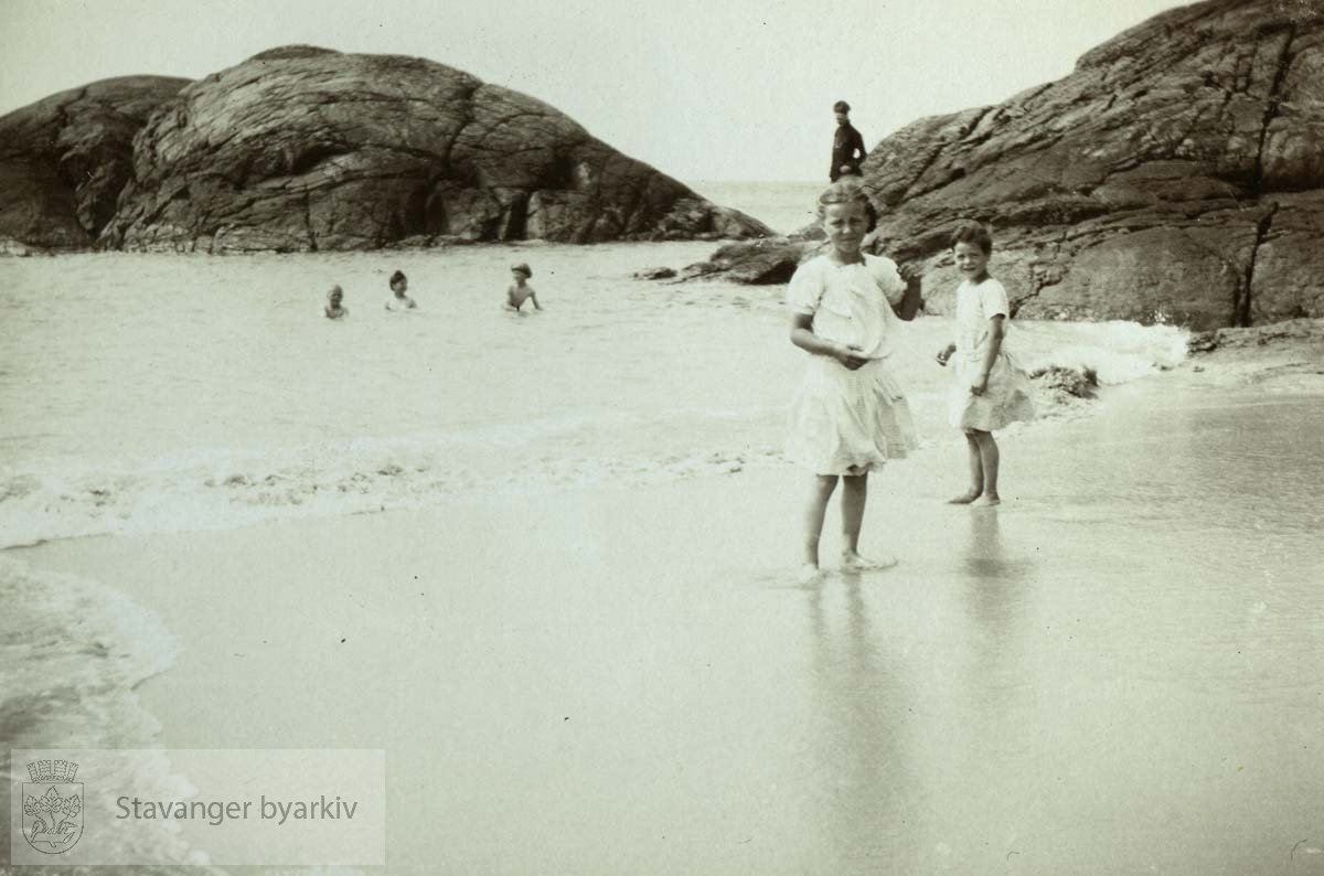 Badebukten på Ogna - Stavanger byarkiv / DigitaltMuseum