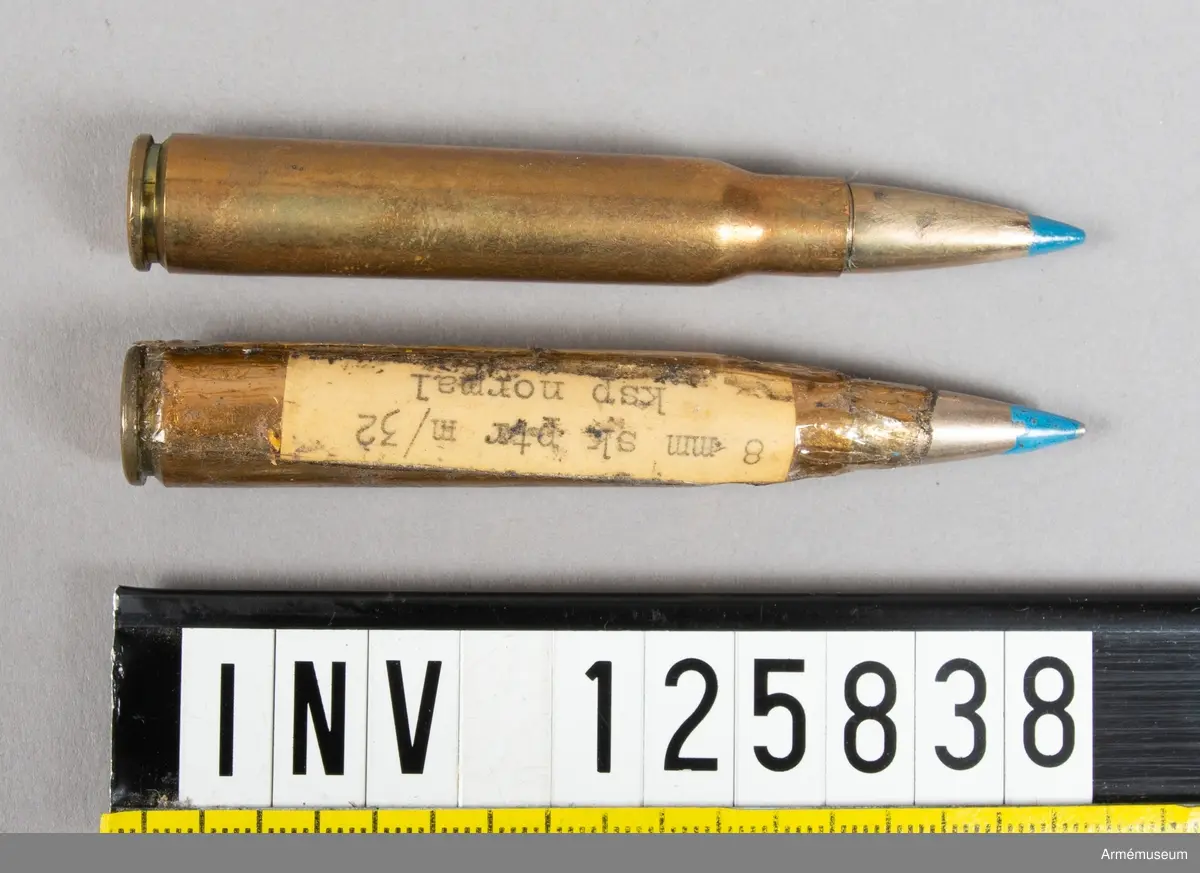 8 mm patron m/1932 - Armémuseum / DigitaltMuseum