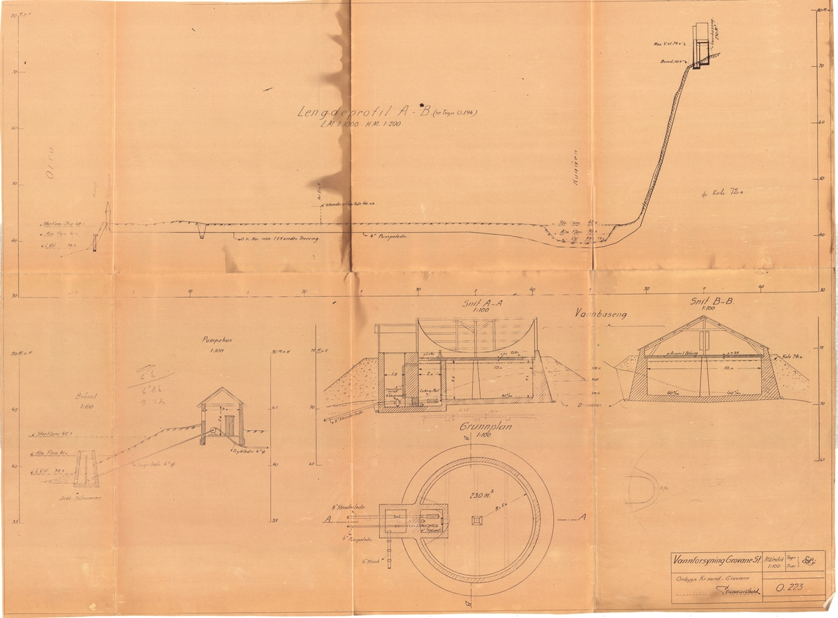 Arbeidstegning - Vest-Agder-museet / DigitaltMuseum