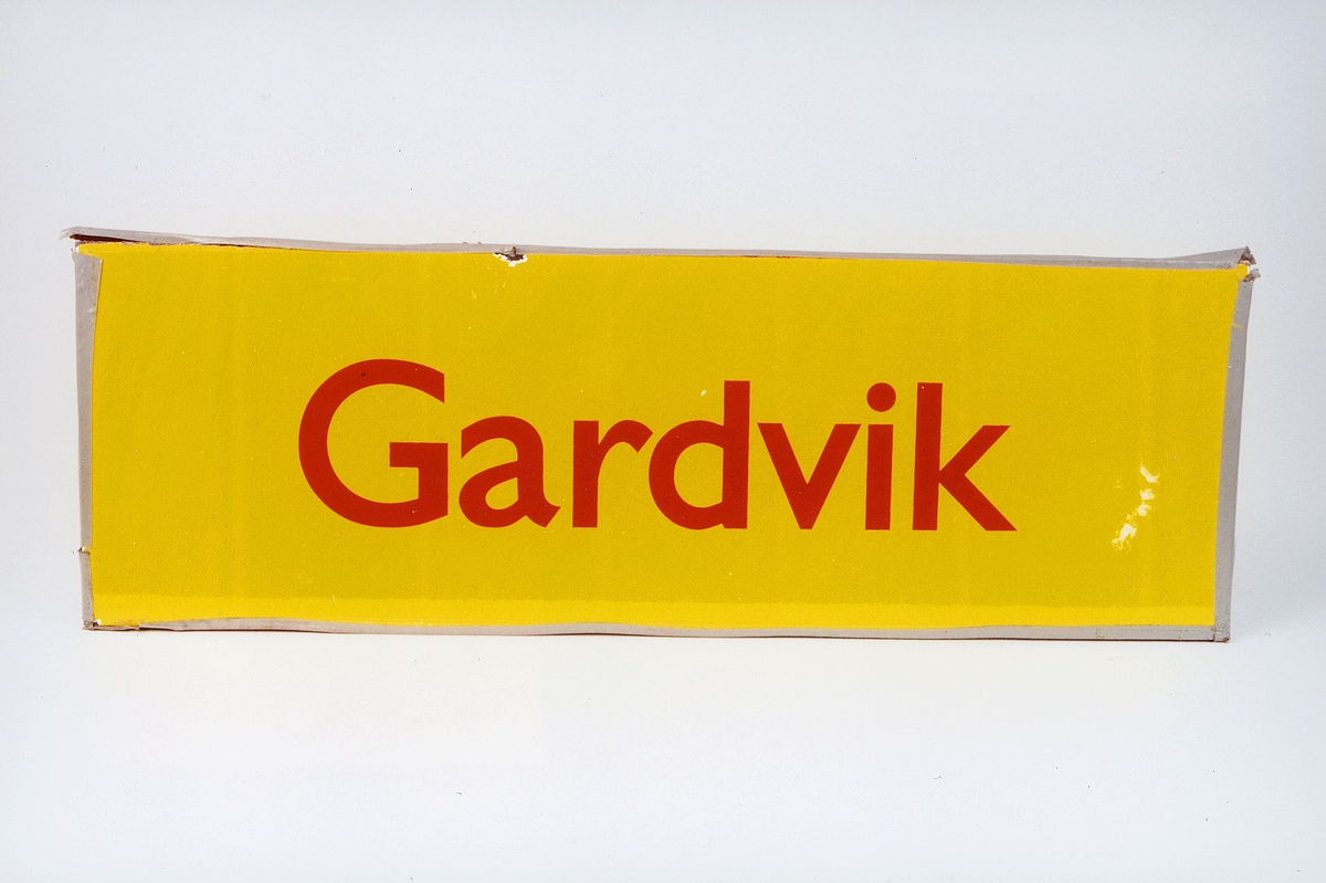 Postmuseet, gjenstander, skilt, stedskilt, stedsnavn, Gardvik. - Norges ... Postmuseet, gjenstander, skilt, stedskilt, stedsnavn, Gardvik. - Norges ...