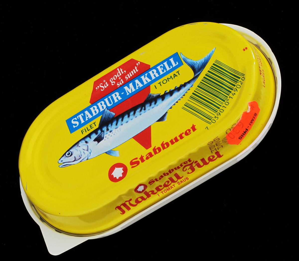 Hermetikkboks Stabbur-makrell - Aust-Agder museum og arkiv – KUBEN ...