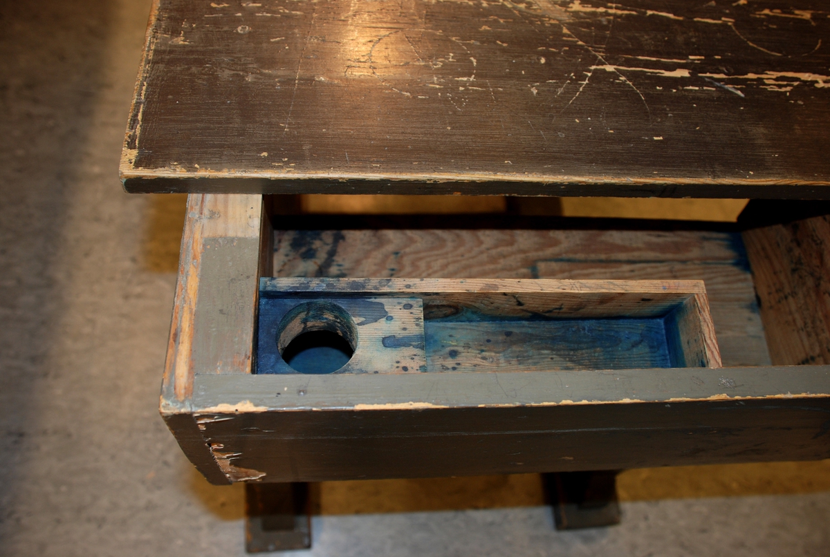 Skolepult - Bergen Skolemuseum / DigitaltMuseum